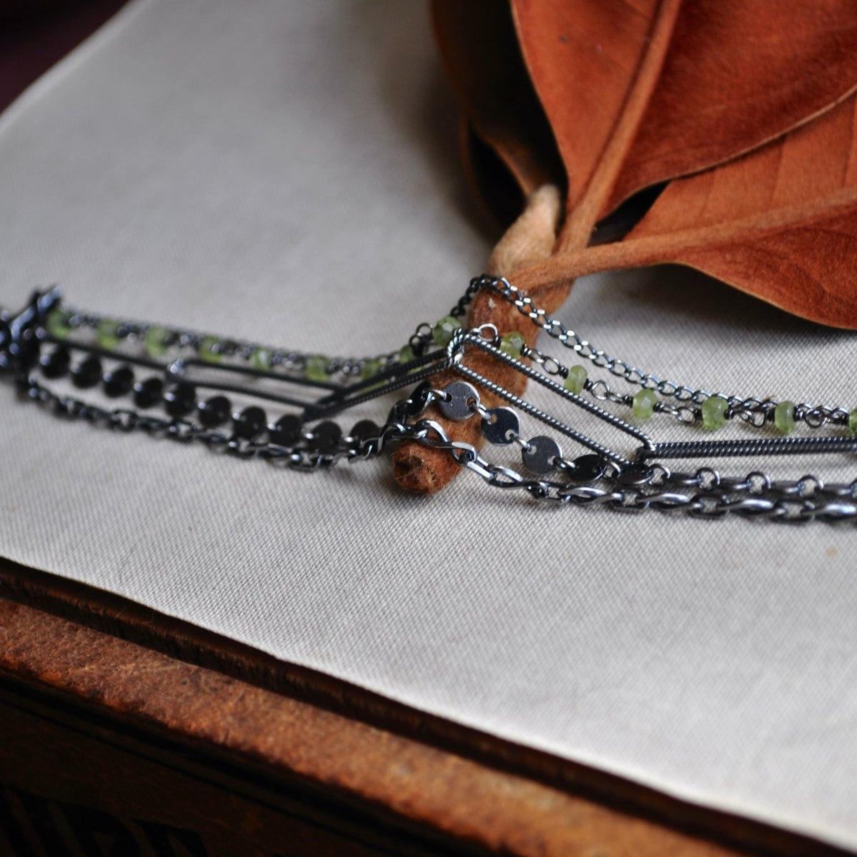 Peridot Shift Bracelet | cameraSHY cove jewelry